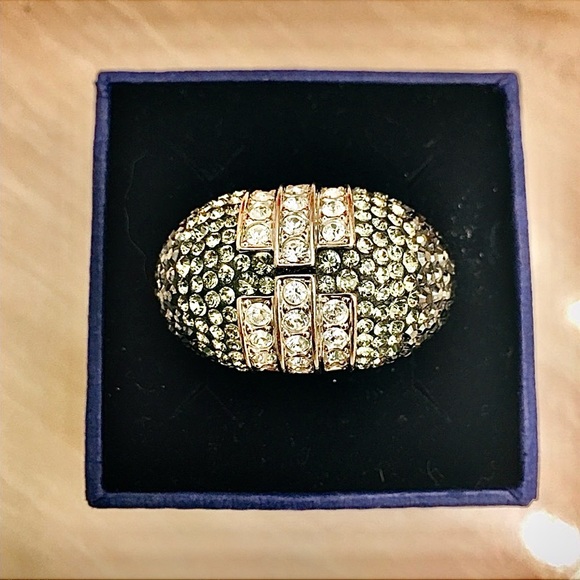 Swarovski | Jewelry | Swarovski Signed Limited Edition Ring Dome Ring ...